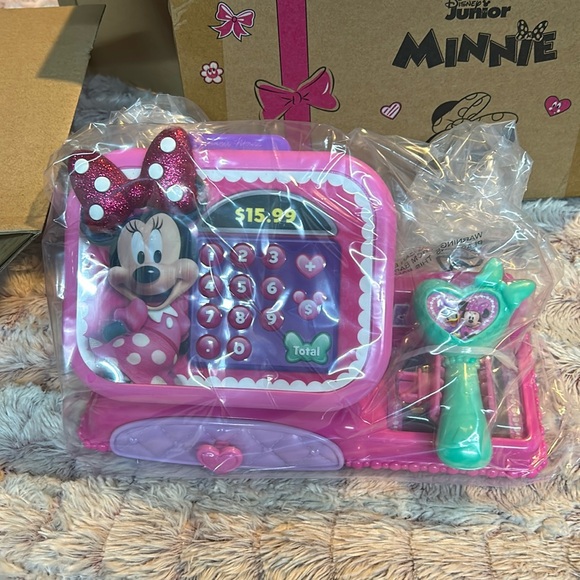 Disney | Toys | Disney Junior Minnie Mouse Bowtique Cash Register ...